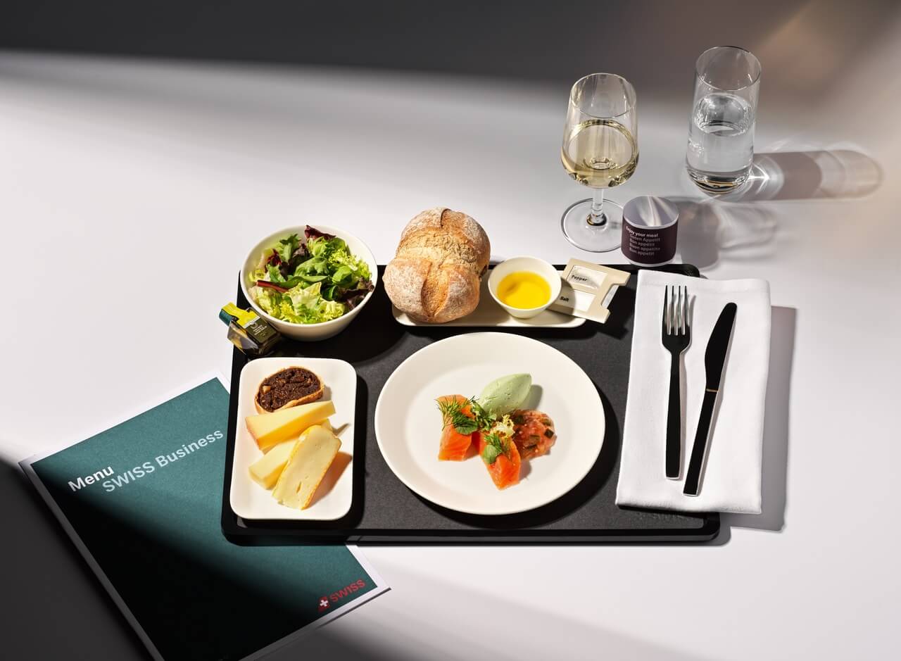 gategourmet elevates menu options for SWISS Business and First Class